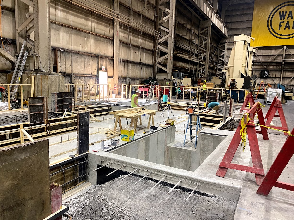 Gantry Horizontal Boring Machine (HBM) Foundation - Porter Foundations